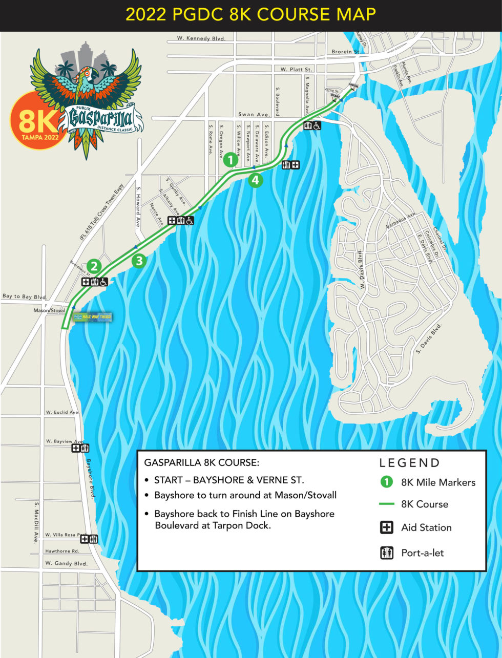 8K Course Info | Run Gasparilla