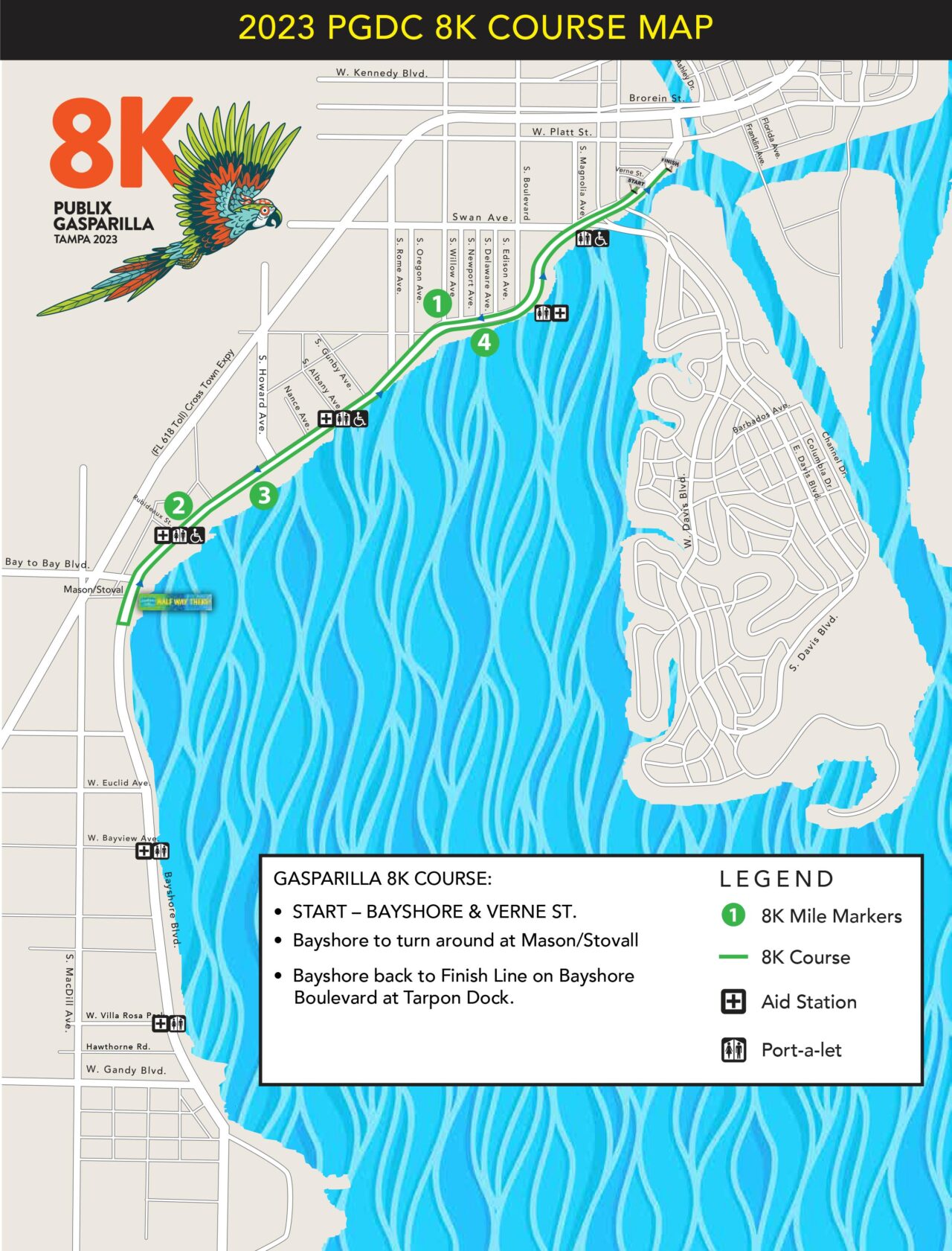 8K Course Info | Run Gasparilla